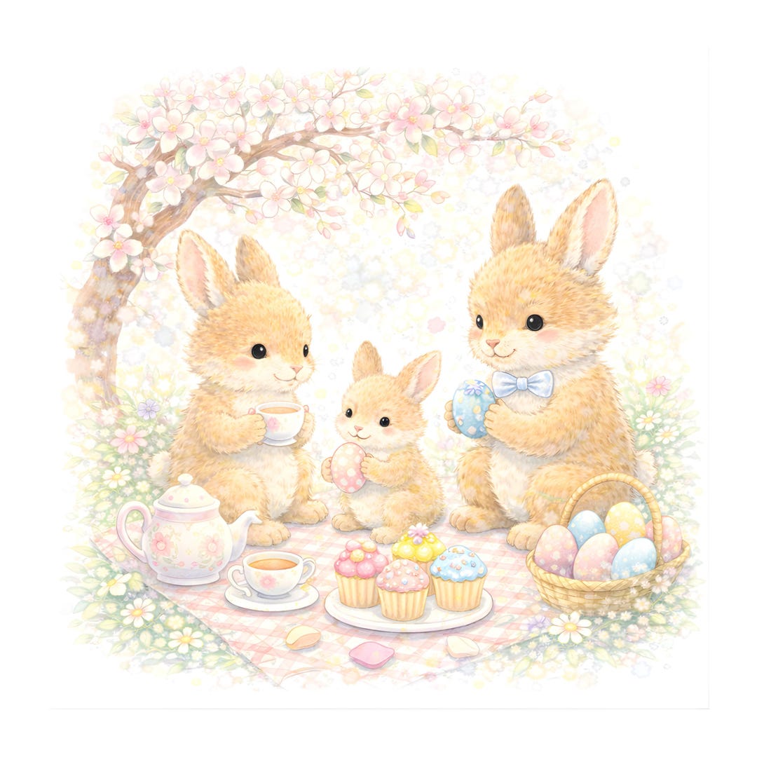 20 Easter Fairy Tale Clipart Bundle – Storybook Watercolor Animals ...