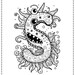 Monster Alphabet Coloring Pages, Funny Coloring, Big Kids Coloring, A-Z ...