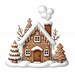 30 Gingerbread House Clipart, Winter Clipart, Christmas Gingerbread ...