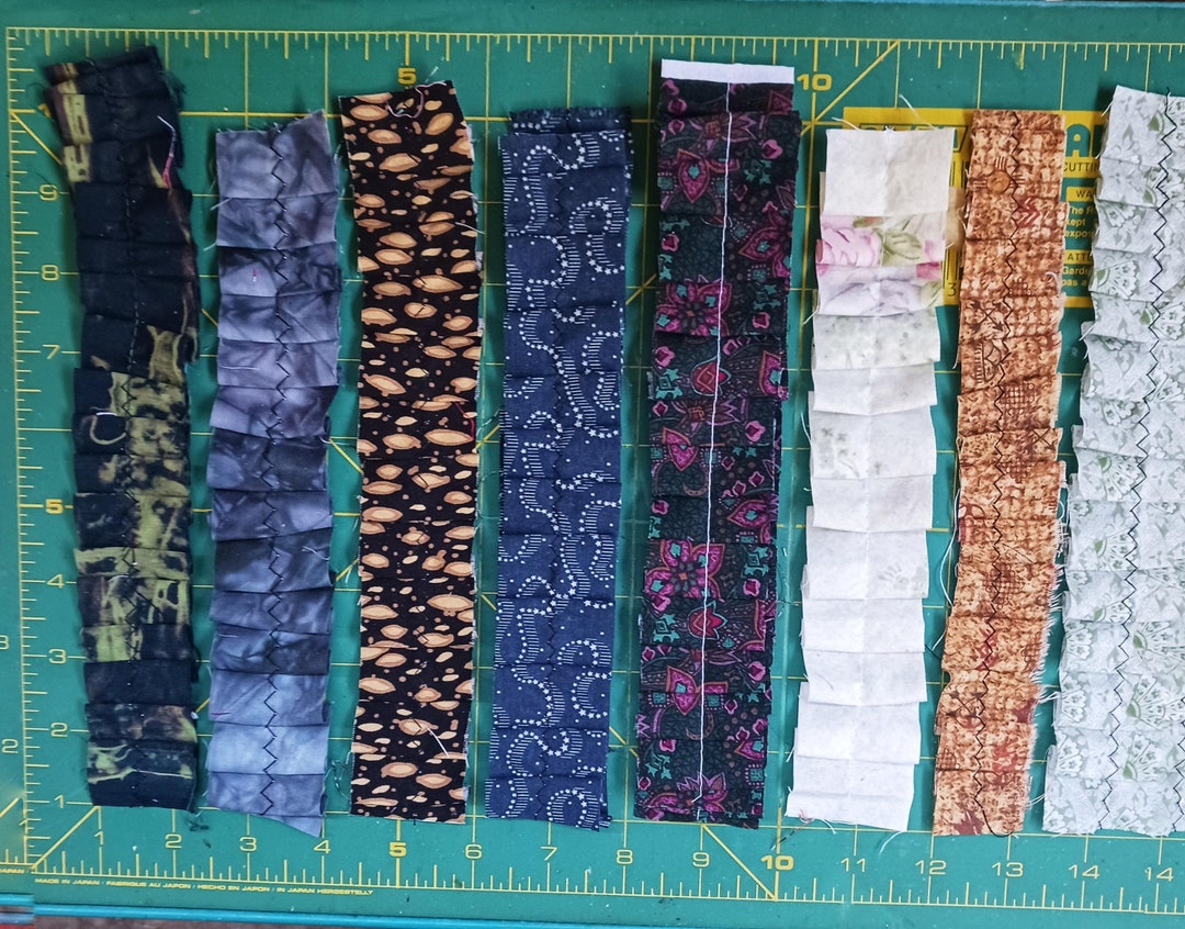Fabric Ruffles Made With Cotton Strips From My Quilting Stash Florals ...