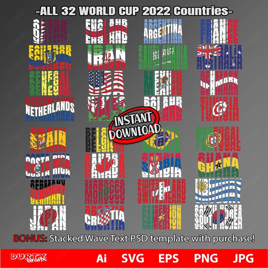 Flag Text Effect Digital Design Bundle | Svg, Ai, Eps, Pdf, Png ...