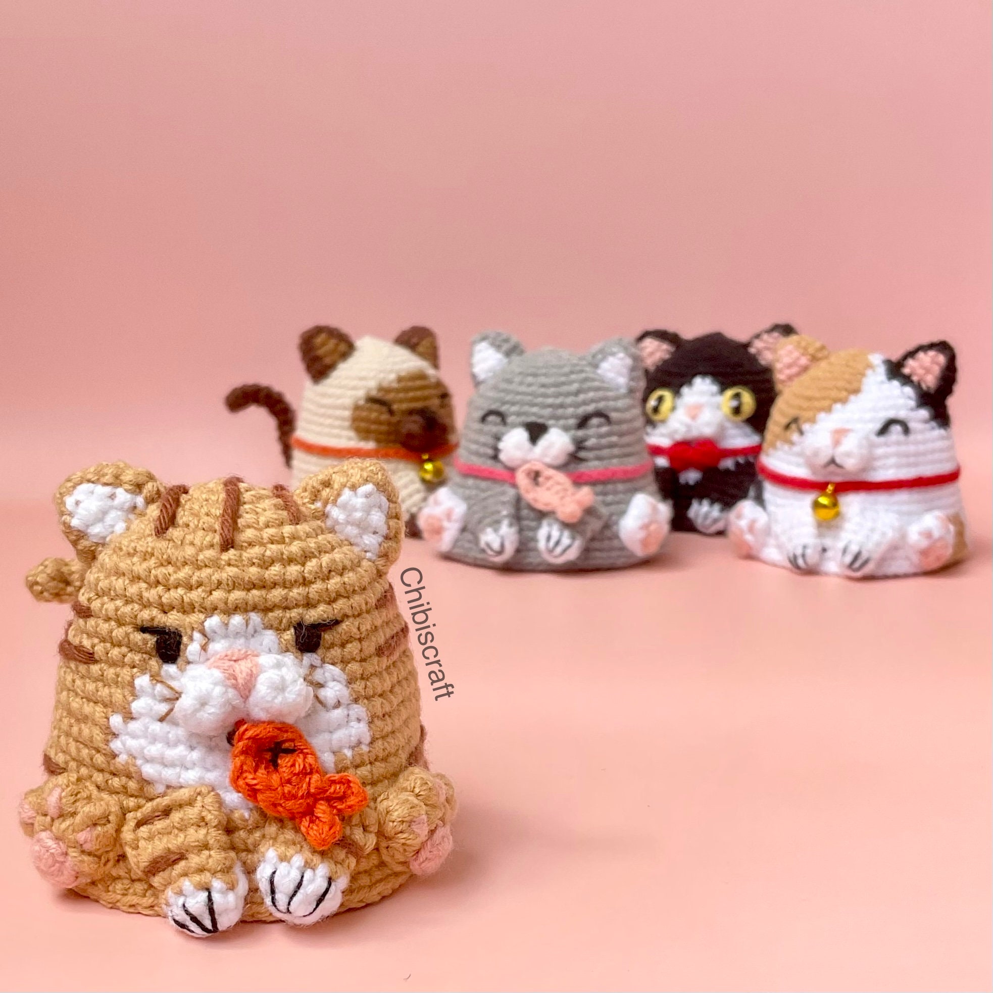 Tabby Cat Crochet Pattern Reversible Amigurumi Pattern ENG - Etsy