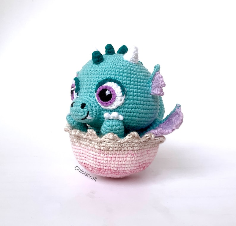 Reversible Baby Dragon Amigurumi Pattern Crochet Pattern - Etsy