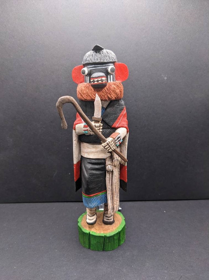 Authentic, Cottonwood Kachina Doll, awatovi Ogre by Horace Kayquop - Etsy