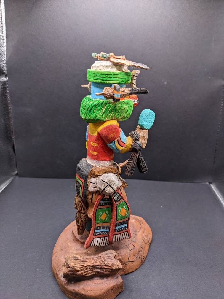 Colorful Authentic Cottonwood Kachina Doll - Etsy
