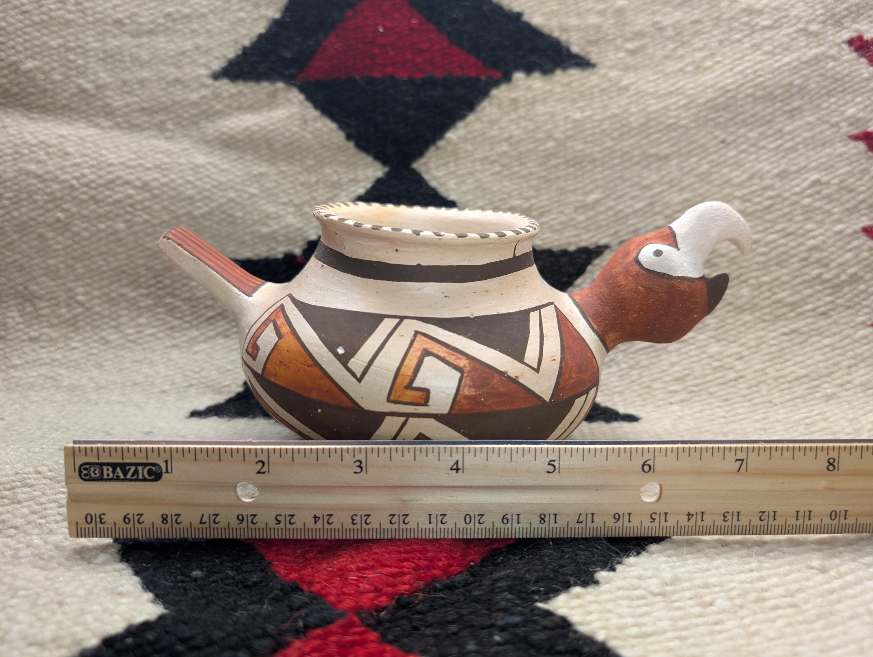 Authentic Hopi Parrot Effigy Ceramic Bowl Buly Boby Silas, 2019 - Etsy