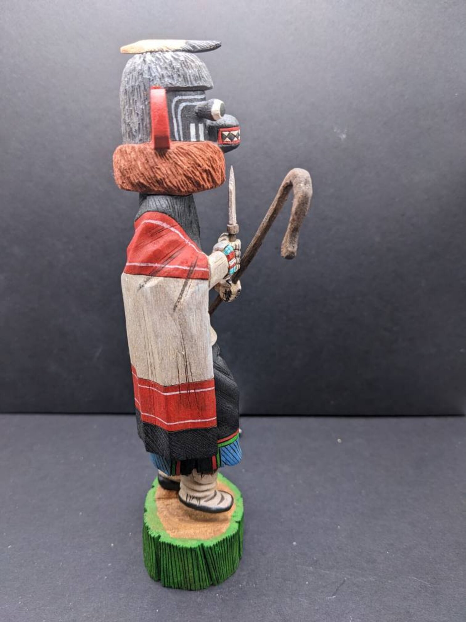 Authentic, Cottonwood Kachina Doll, "awatovi Ogre" by Horace Kayquop - Etsy