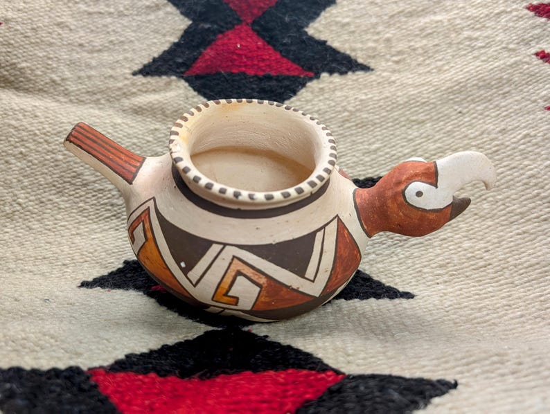 Authentic Hopi Parrot Effigy Ceramic Bowl Buly Boby Silas, 2019 - Etsy