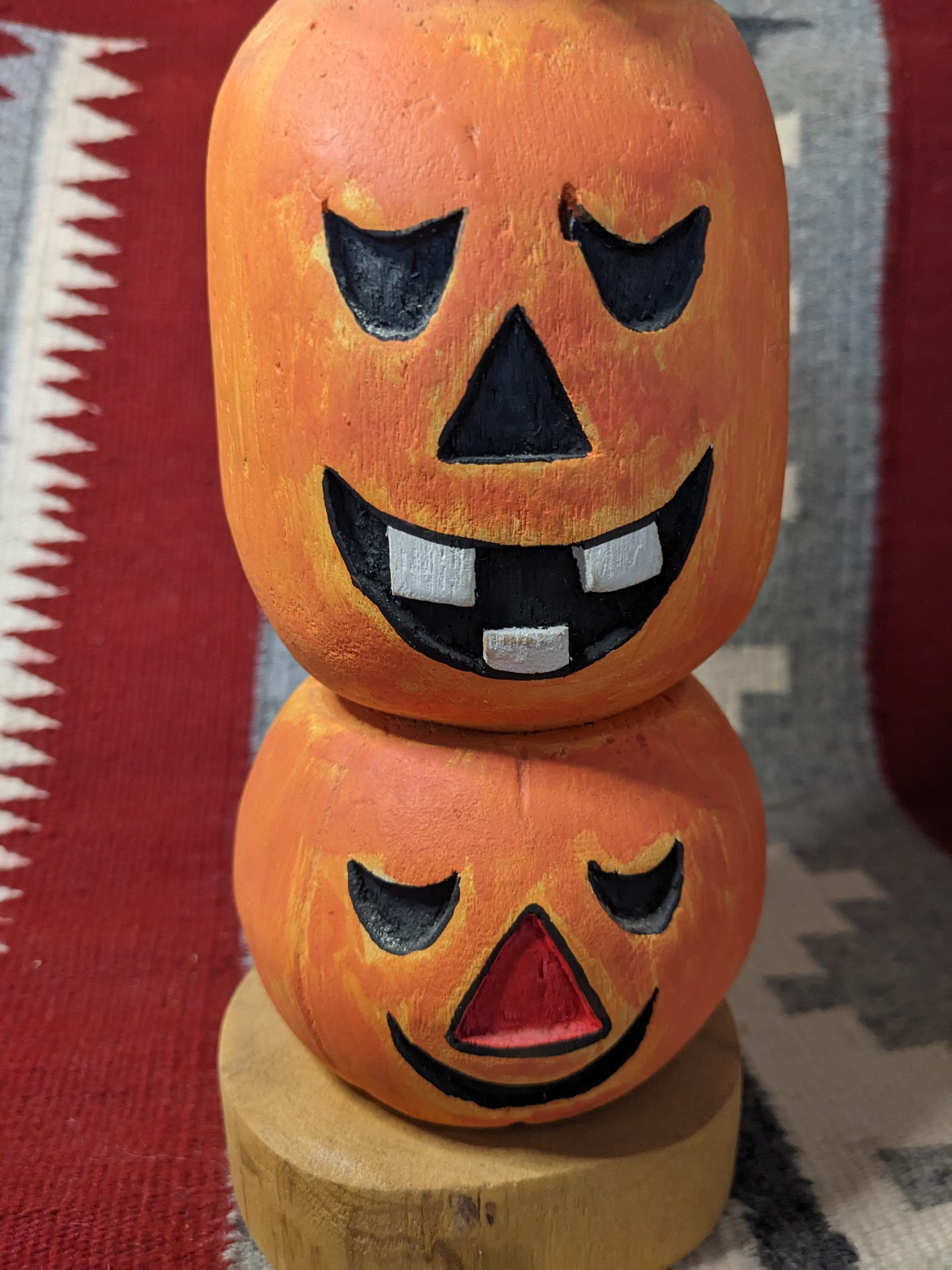 LARGE, Authentic, Cottonwood, Seasonal Hopi Clown Kachina Doll by Sam ...