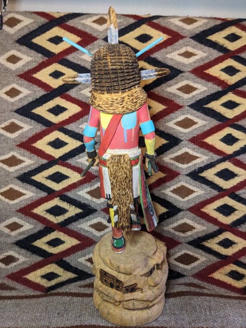 Ornate, Authentic, Wupamo, Kachina Doll by Clayton Kaniatobe ...