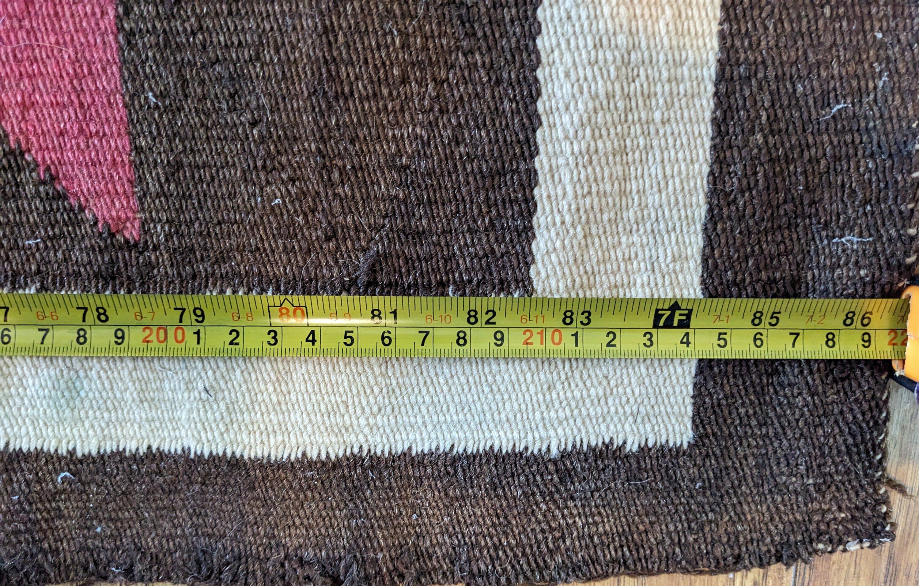 4ft by 7ft LARGE, Antique, Authentic, Navajo Rug With Pre-wwii ...