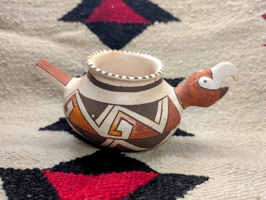 Authentic Hopi Parrot Effigy Ceramic Bowl Buly Boby Silas, 2019 - Etsy