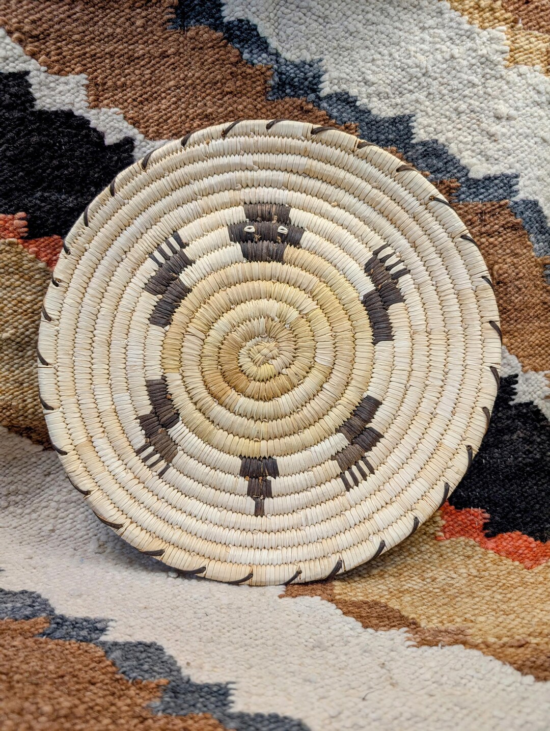 Beautiful, Authentic, Papago (tohono O'odham) 11 Inch Tortoise Basket ...