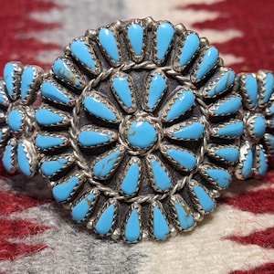 Beautiful, Vintage, Multi-cluster, Sleeping Beauty Turquoise, 3/4 ...