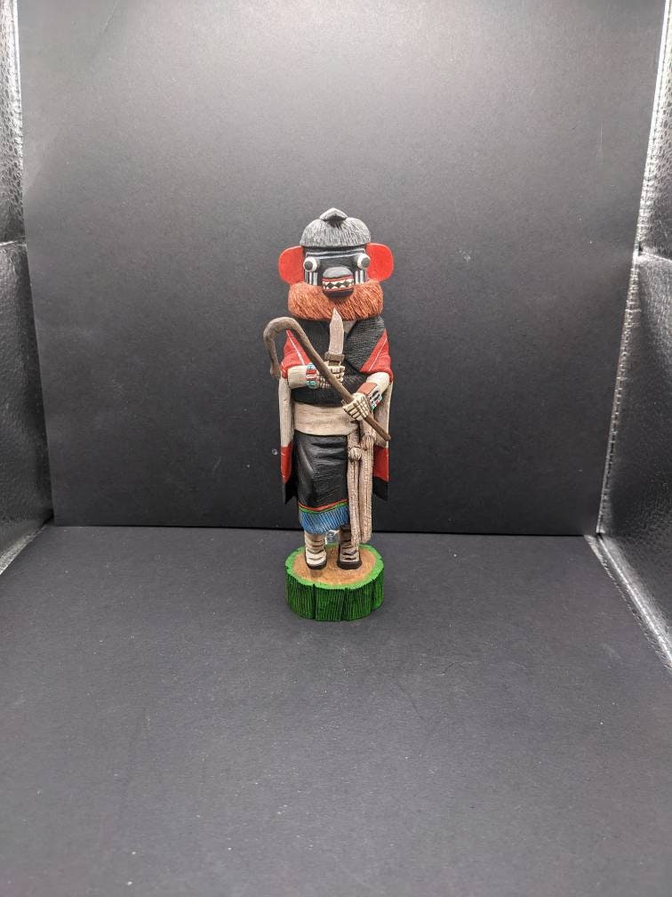 Authentic, Cottonwood Kachina Doll, "awatovi Ogre" by Horace Kayquop - Etsy