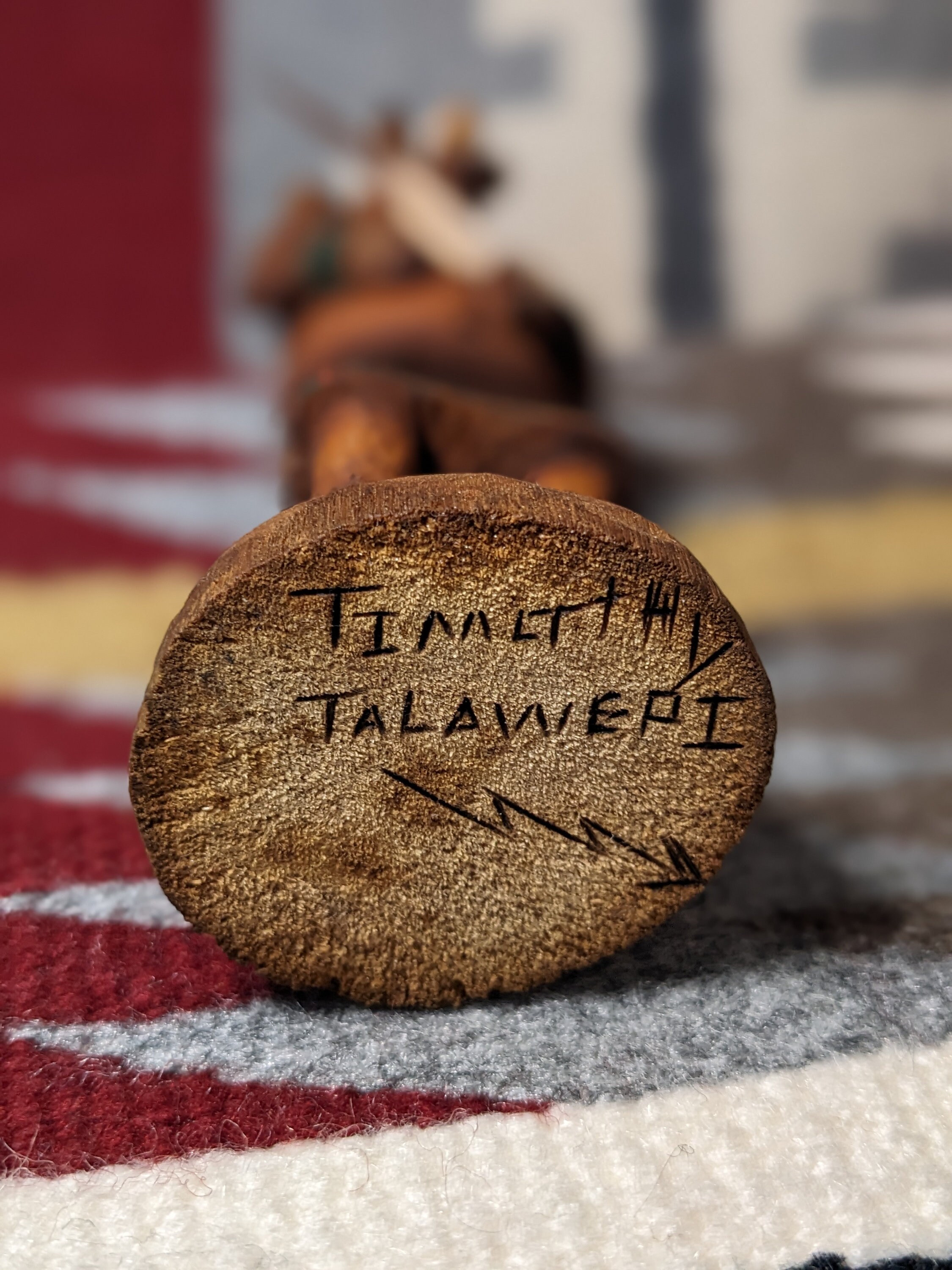 Authentic Cottonwood Kachina Doll Mud Man by Timothy Talawepi - Etsy