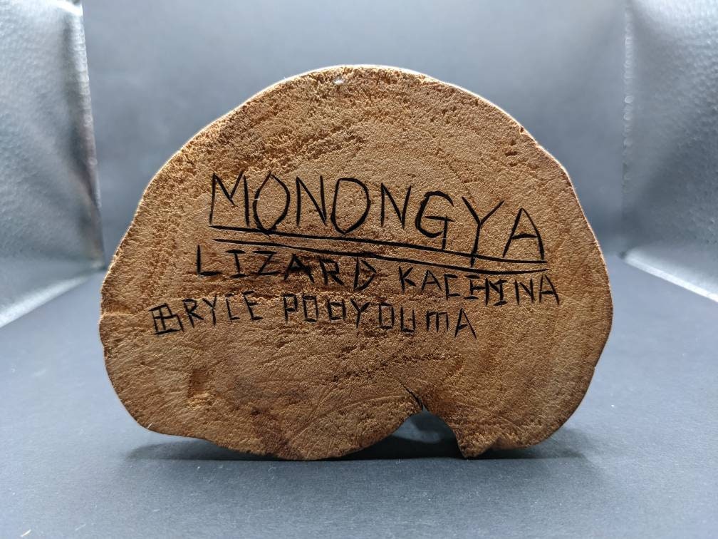 Colorful, Authentic, Cottonwood Kachina Doll, "monongya" Aka "lizard ...