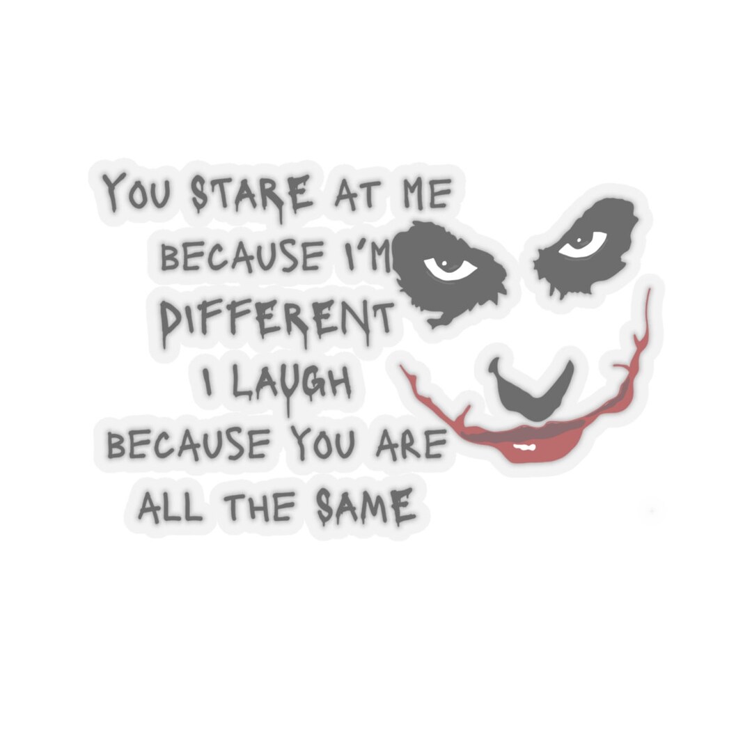 Joker Sticker - Etsy