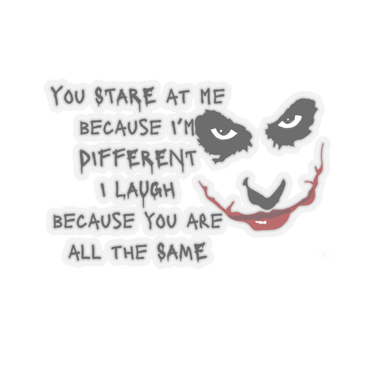 Joker Sticker - Etsy