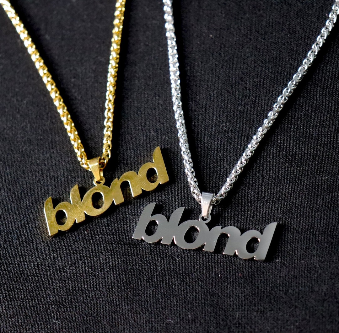 HIGH QUALITY Frank Ocean Inspired "blond" Stainless-steel Chains - Etsy