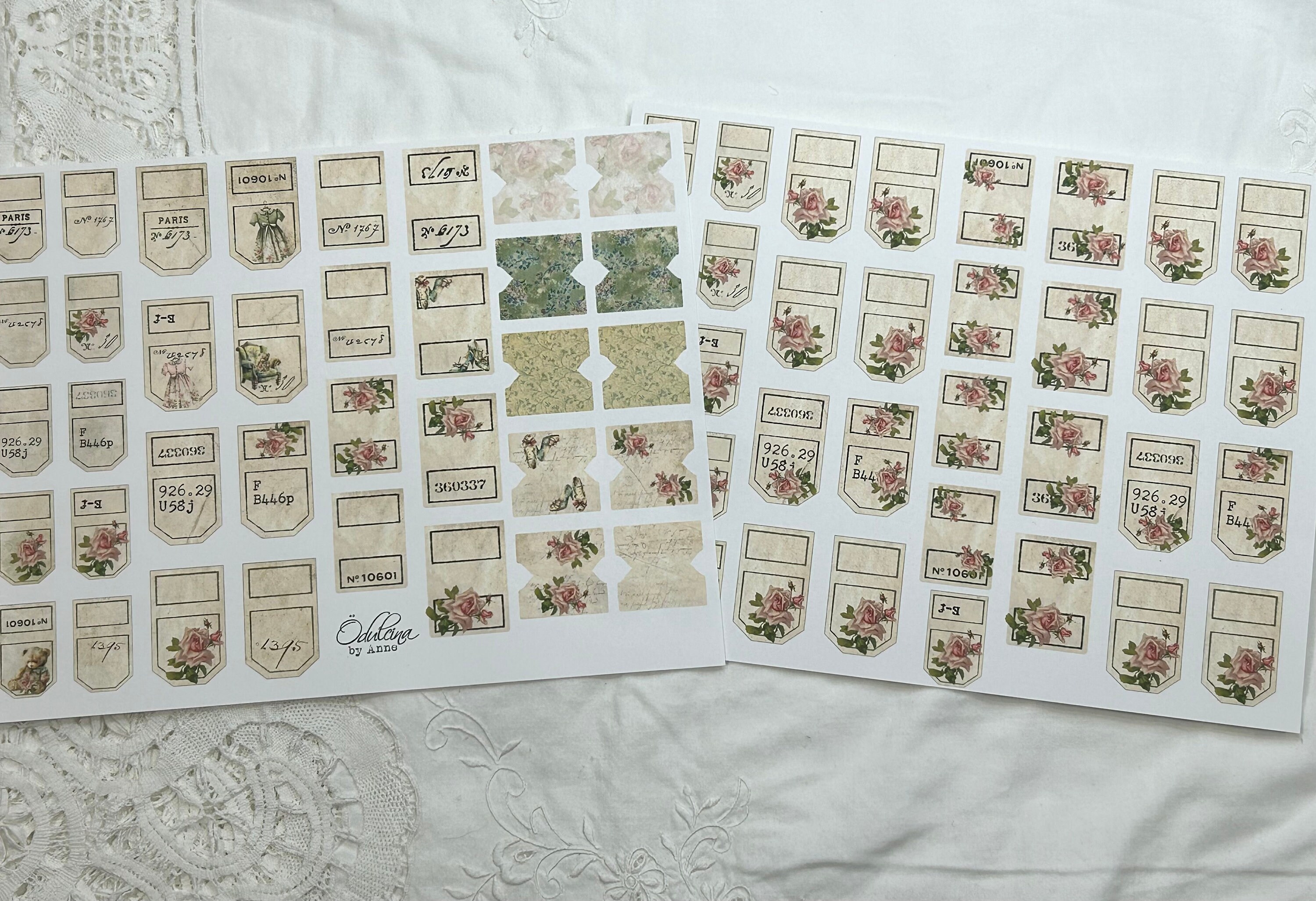 Printed for You Sample Swatches Paper Pack Junk Journal Paper and ...