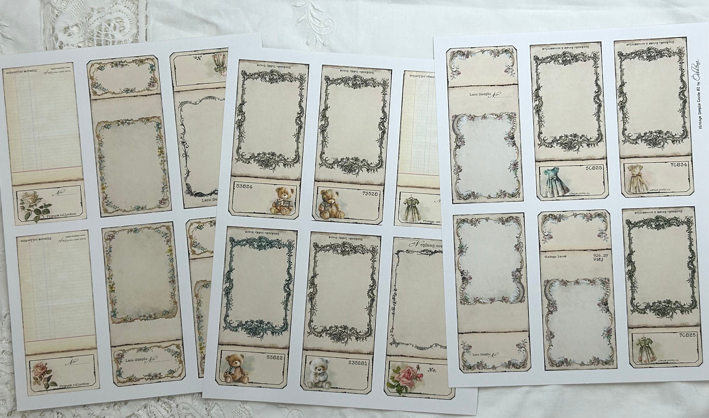 Printed for You Sample Swatches Paper Pack Junk Journal Paper and ...