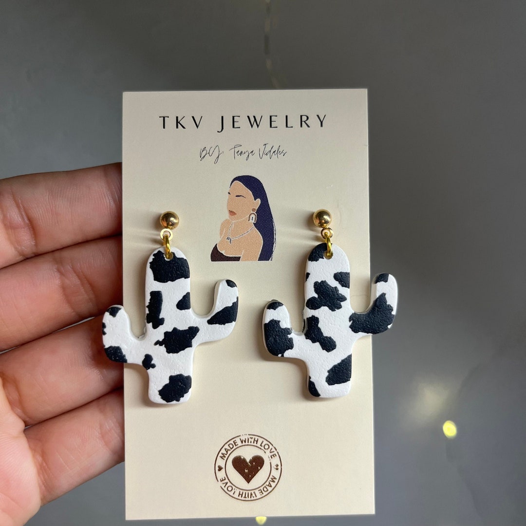 Cow Print Cactus - Etsy