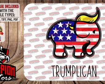 Trump Elephant Svg | Etsy