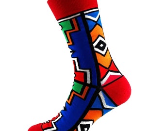 African Print Socks - Etsy