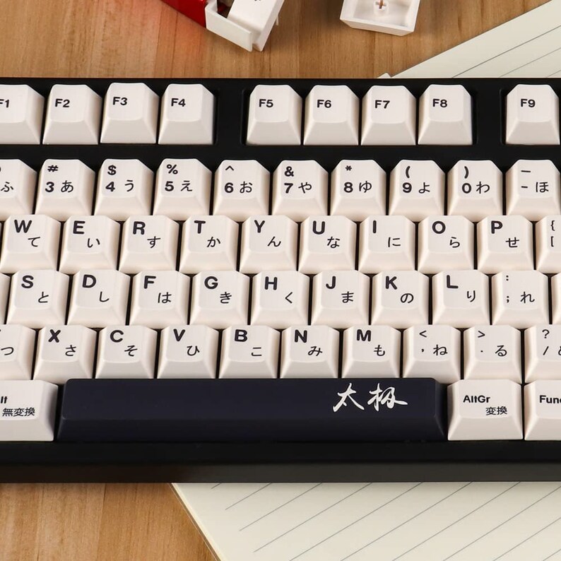 Japanese White Keycap Set 139 Piece PBT Dye-sublimated - Etsy