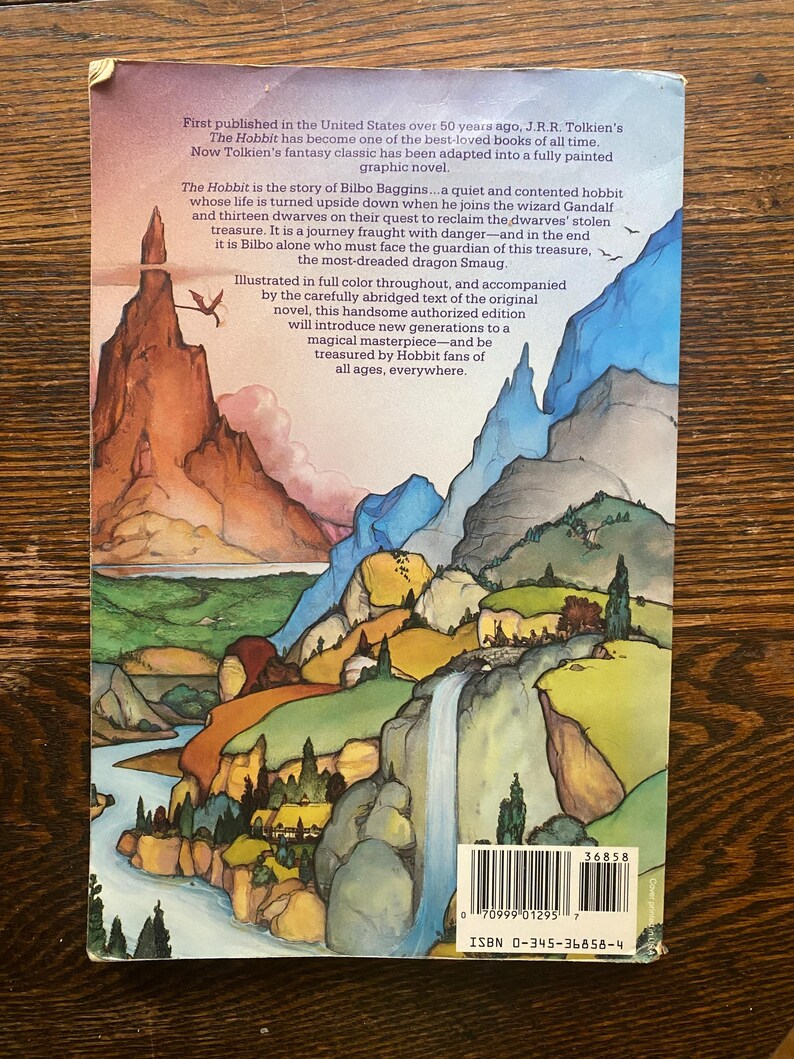The Hobbit Graphic Novel - Etsy