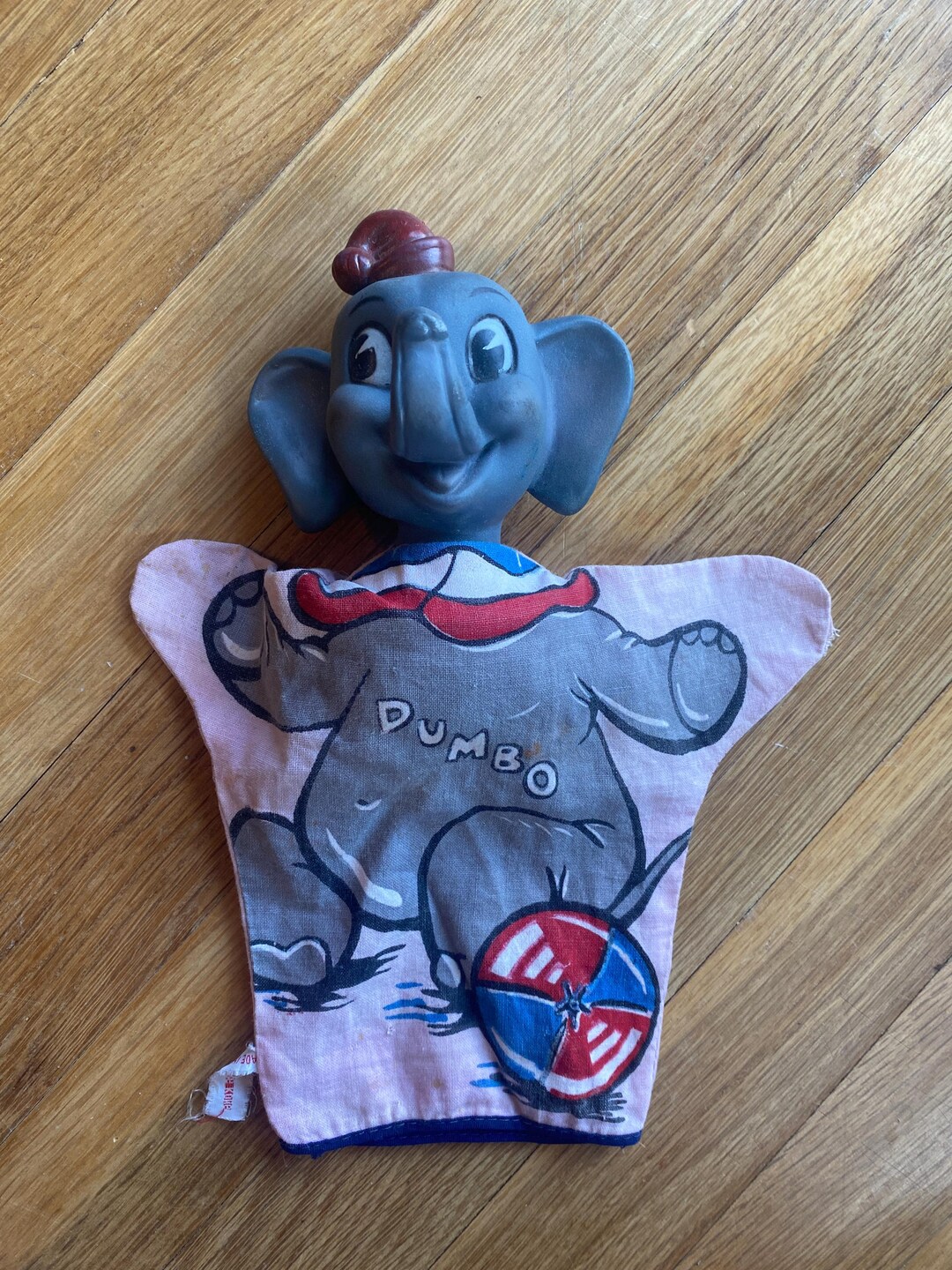 Vintage Disney Dumbo Puppet With Squeak Sound - Etsy