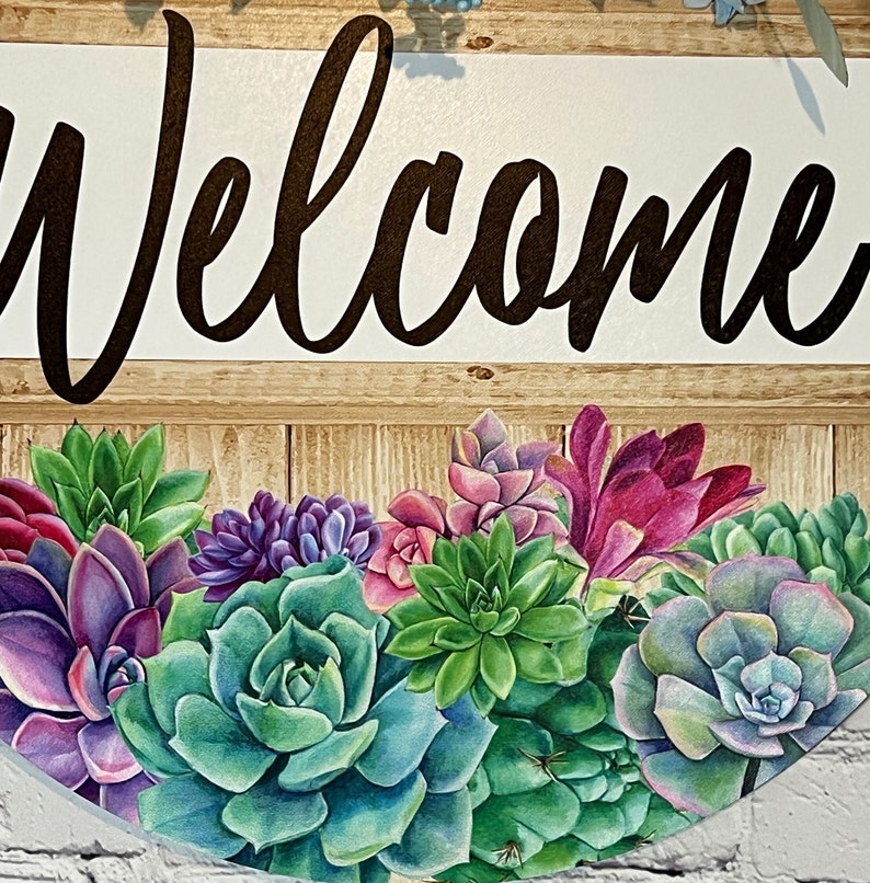 Succulents Front Door Decor Front Door Wreath Front Door - Etsy