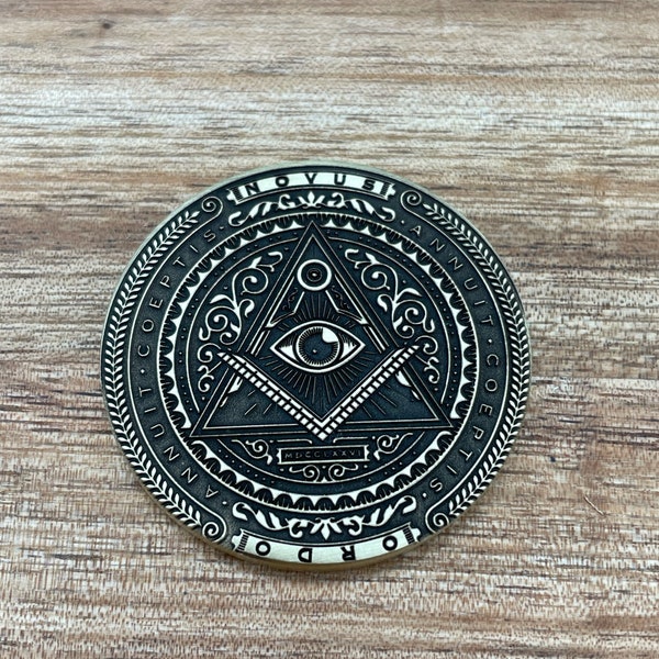 Brass Coin - Etsy