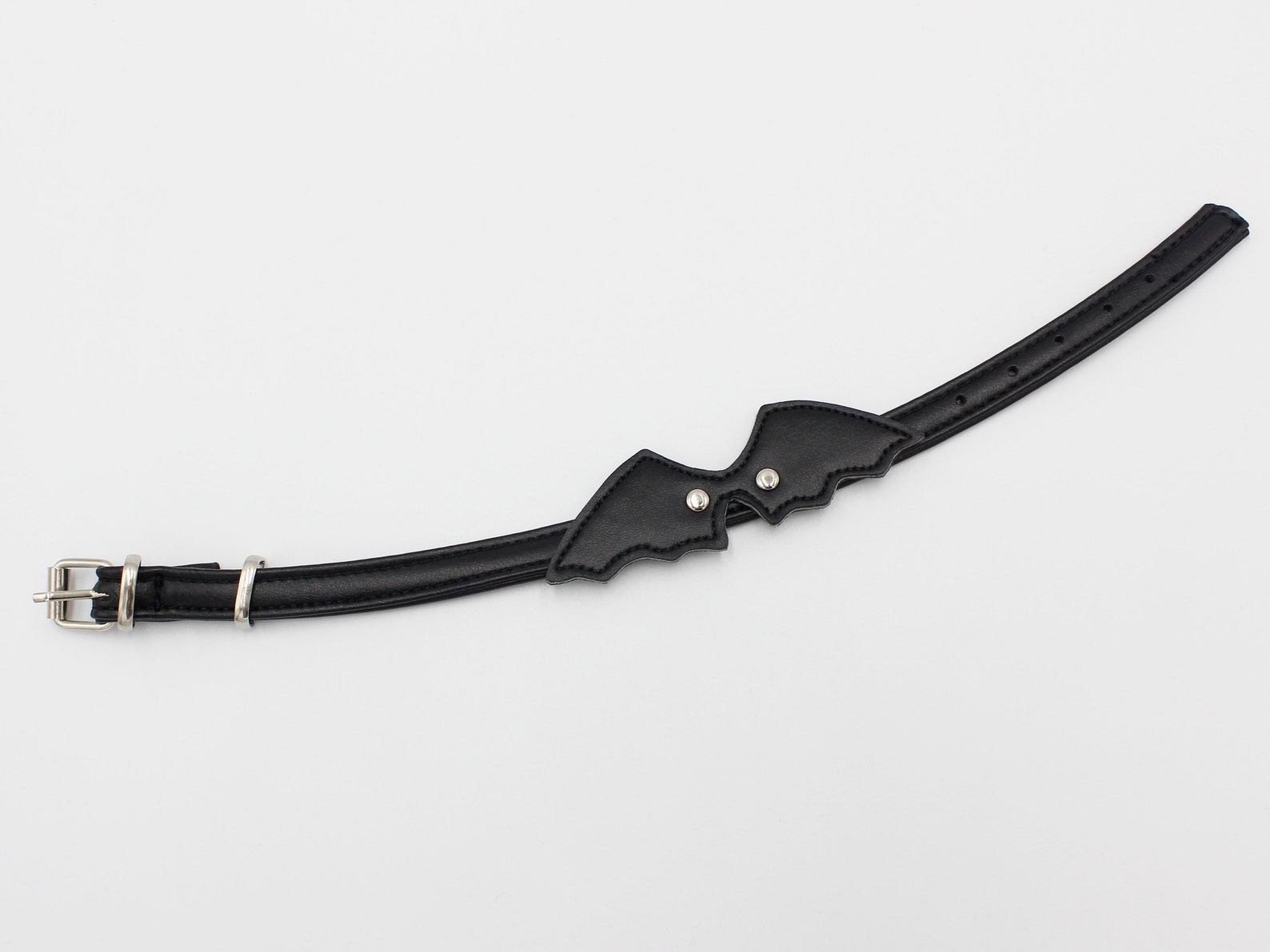 Cat Dog Collar With Bat Wings, Cat Collar With Wings, Pet Leather ...