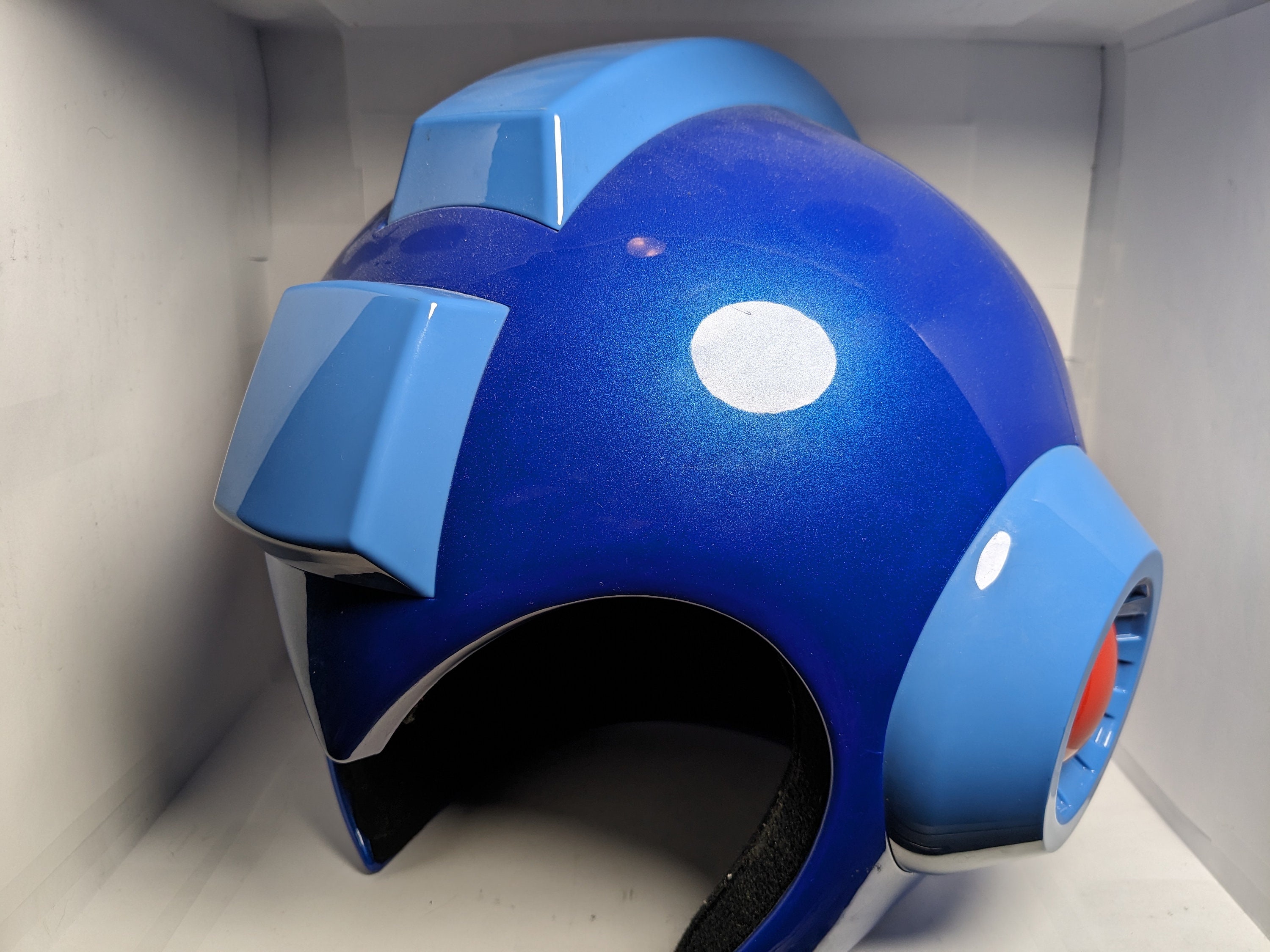 Capcom Megaman Wearable Helmet Autographed by Stan Lee authenticated by ...
