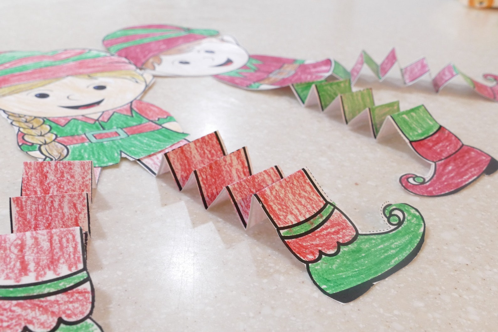 Build an Elf | Cut and Paste | Christmas Craft | Activity | Elf ...