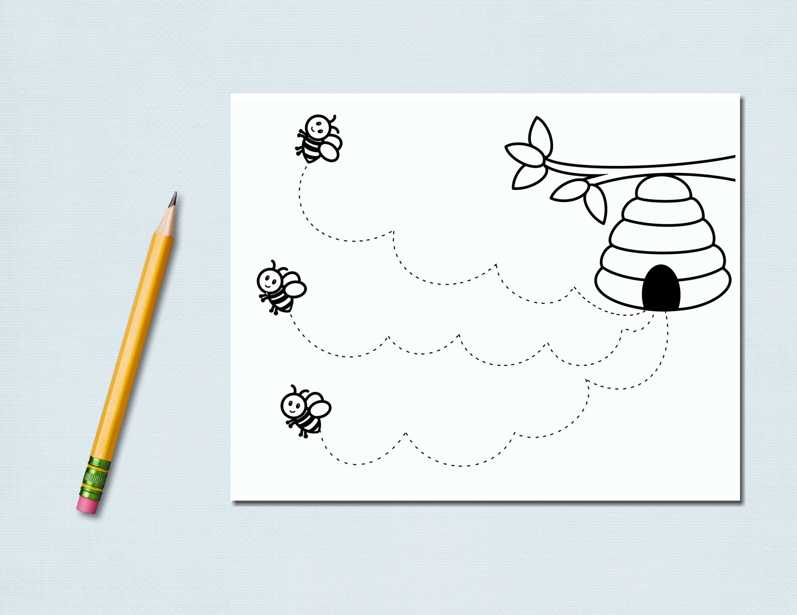 Nature Tracer Pages Kids Trace Pages Kids Coloring Pages - Etsy