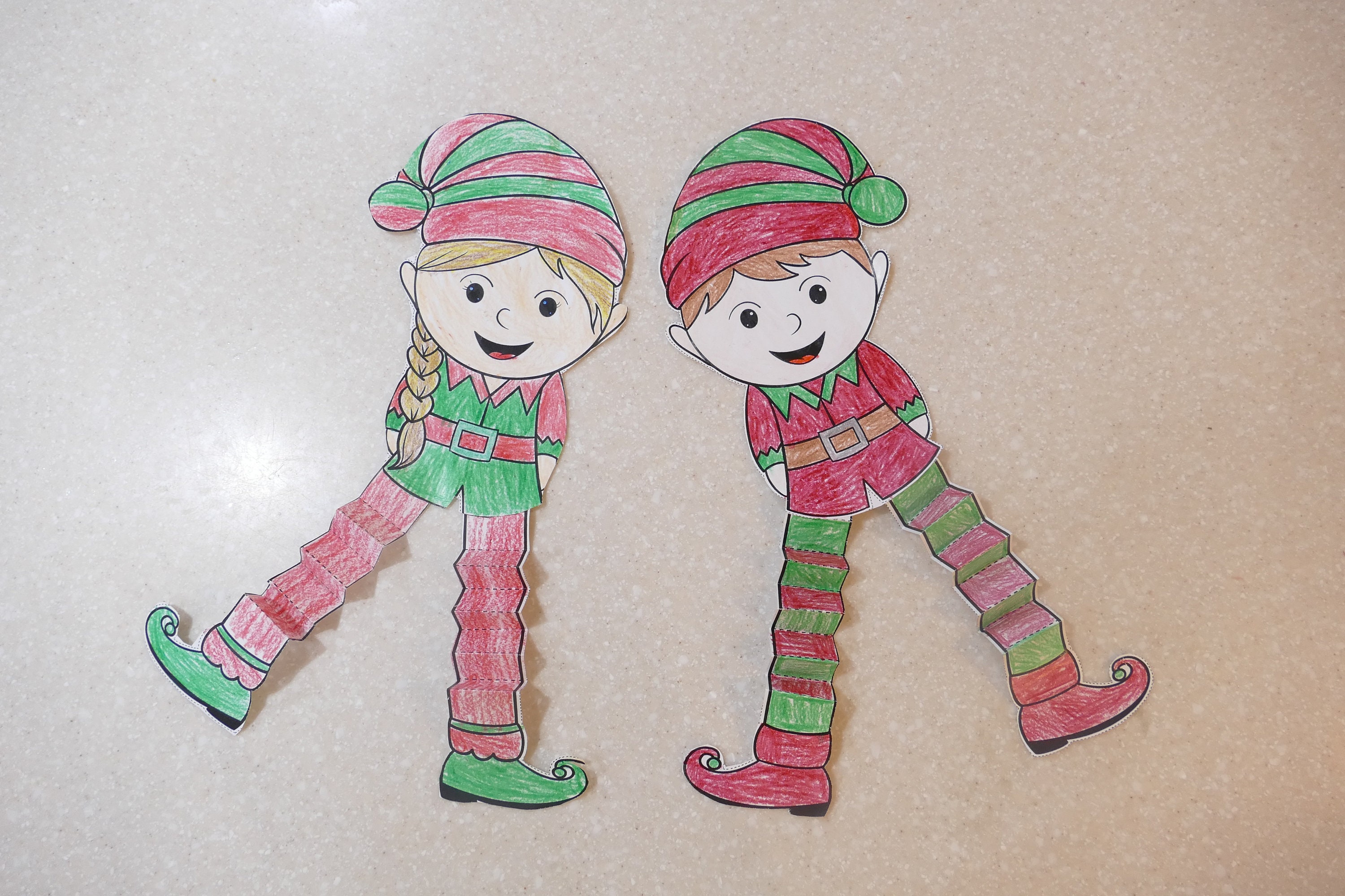 Build an Elf | Cut and Paste | Christmas Craft | Activity | Elf ...
