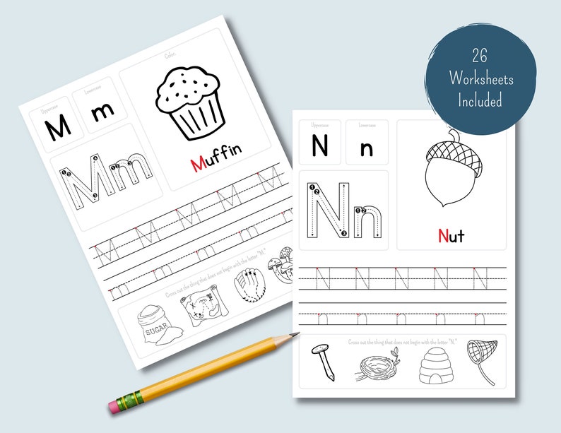 Alphabet Worksheets | Printable Worksheets | Coloring Pages ...