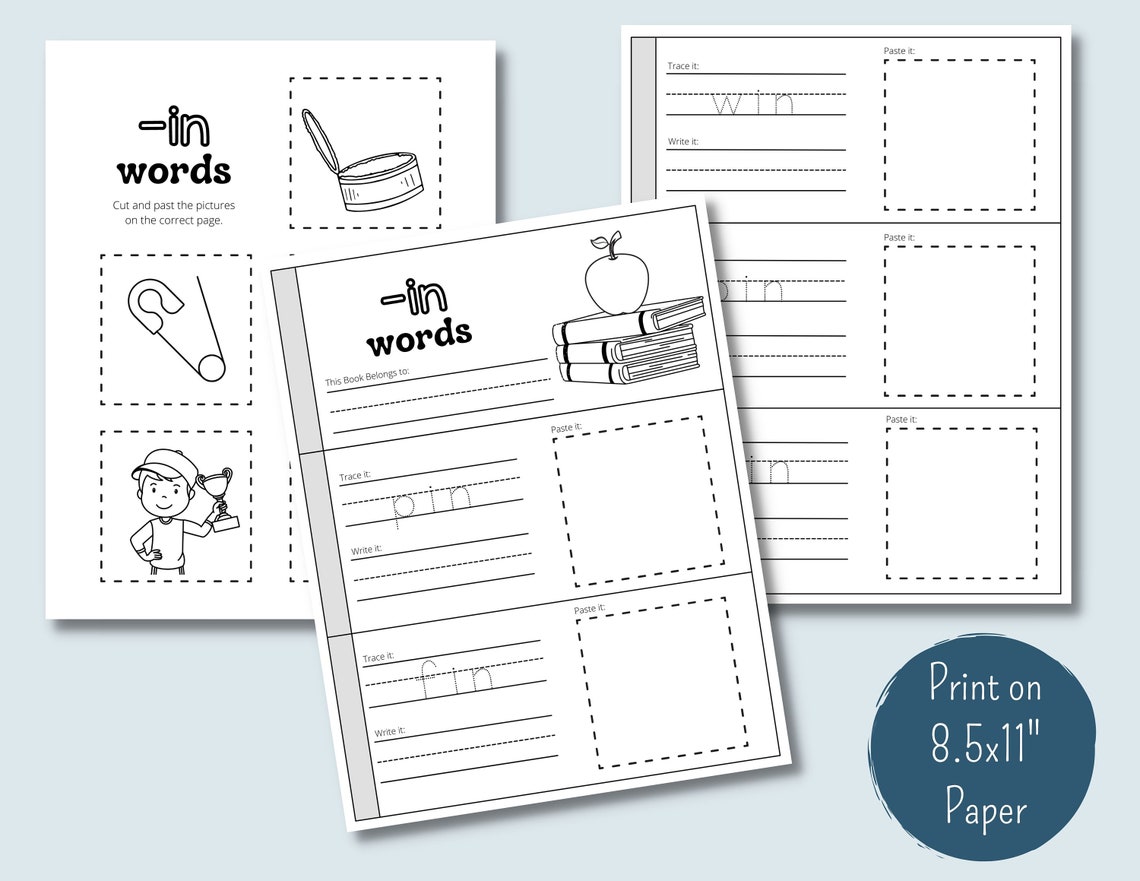 CVC Books Set 2 CVC Words Printable Phonics CVC Words Early Reading ...