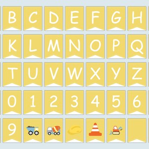 Construction Printable Banner | Digital | Printable | Birthday | Baby ...