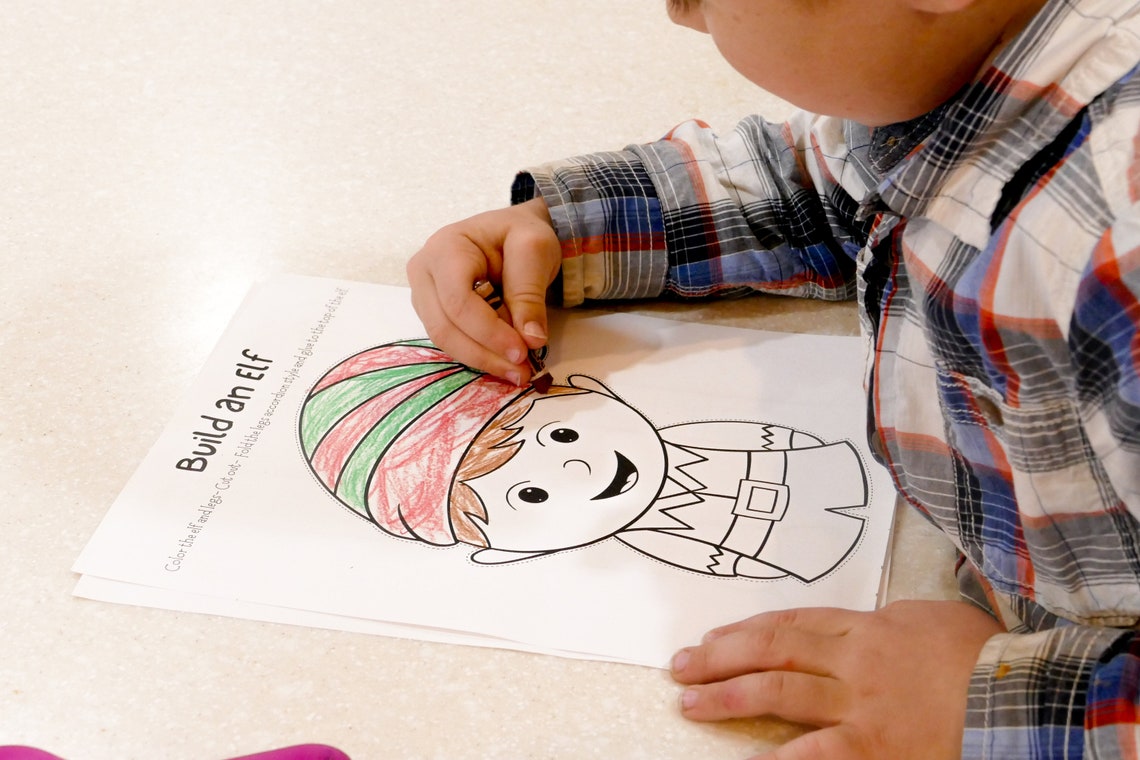 Build an Elf | Cut and Paste | Christmas Craft | Activity | Elf ...