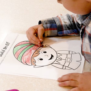 Build an Elf | Cut and Paste | Christmas Craft | Activity | Elf ...
