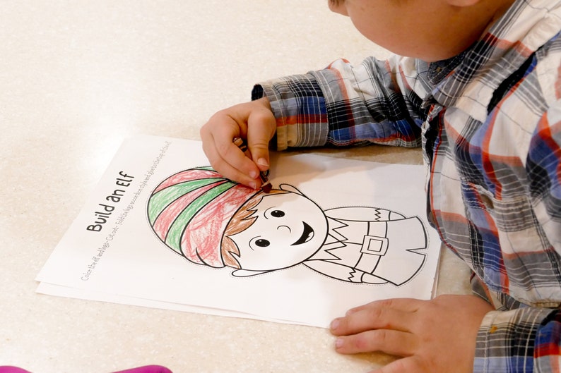 Build an Elf | Cut and Paste | Christmas Craft | Activity | Elf ...