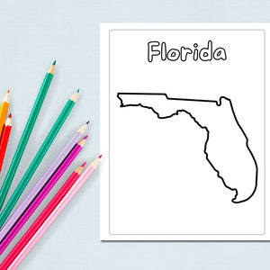 50 States Coloring Pages | USA Geography | USA Coloring Pages | 50 ...