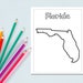 50 States Coloring Pages | USA Geography | USA Coloring Pages | 50 ...