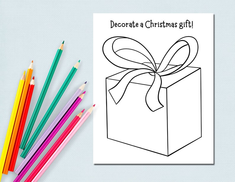 5 Decorate Christmas Pages Kids Craft Pages 5 Christmas Coloring Pages ...