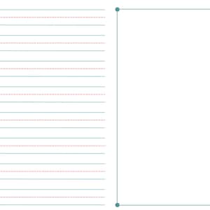 Blank Handwriting Pages | Lined Paper | Practice Writing Paper ...