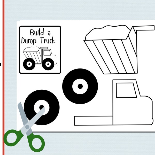 Truck and Cut Printable - Etsy